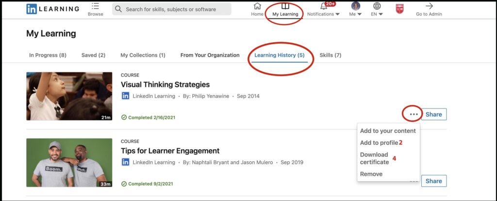 LinkedIn Learning – Tips for Students | Online Learning